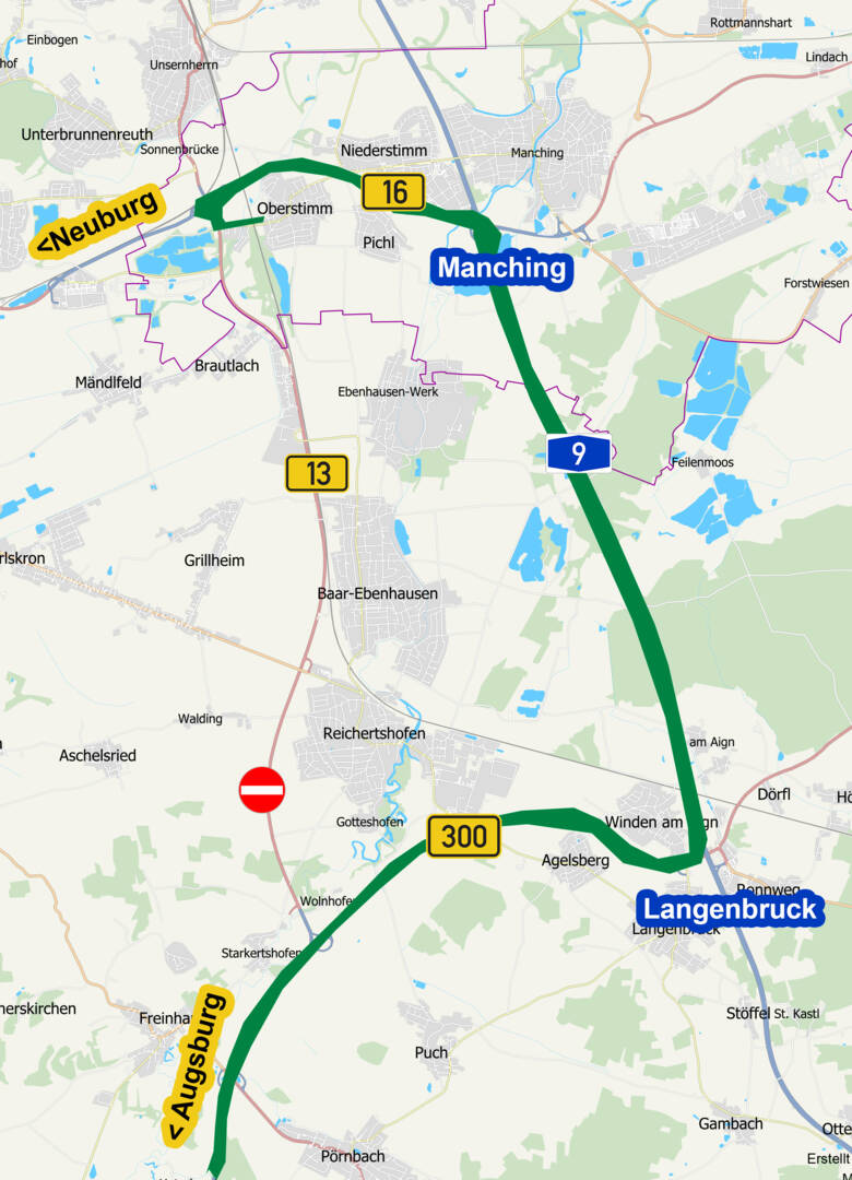 Sperrung B13 Heute